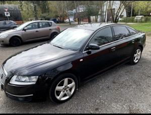 Melns Audi A6 2008 Rīga, ar dzinēja tilpumu 3.00 L un nobraukumu 384 tūkst. km par 4450 €, foto  vietnē AUTOMOTO.COM.LV