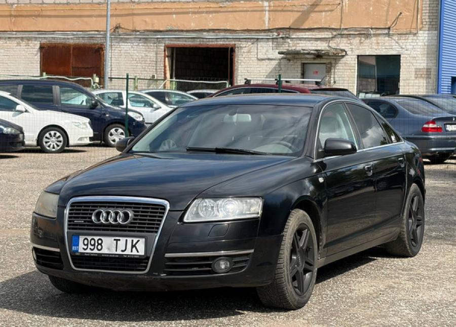 Melns Audi A6 2008 Narva, ar dzinēja tilpumu 2.70 L un nobraukumu 393 tūkst. km par 1290 €, foto 1 vietnē AUTOMOTO.COM.LV