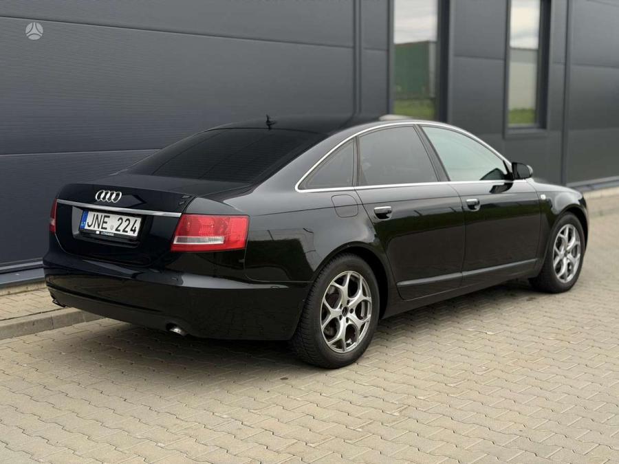 Melns Audi A6 2008 Viļņa, ar dzinēja tilpumu 2.70 L un nobraukumu 344 tūkst. km par 3399 €, foto 3 vietnē AUTOMOTO.COM.LV