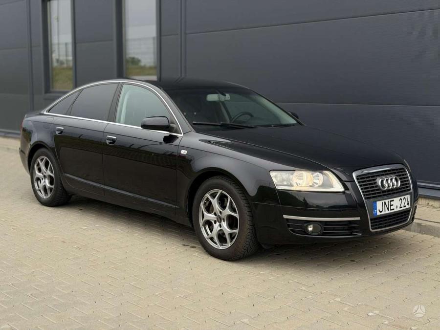 Melns Audi A6 2008 Viļņa, ar dzinēja tilpumu 2.70 L un nobraukumu 344 tūkst. km par 3399 €, foto 4 vietnē AUTOMOTO.COM.LV