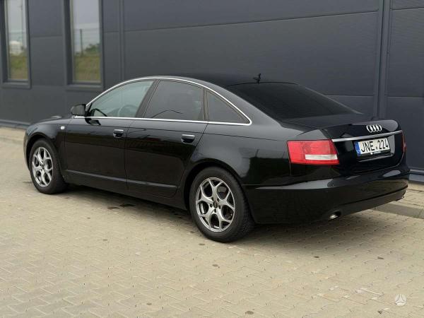 Black Audi A6 2008 in Vilnius, with an engine capacity of 2.70 L and mileage of 344 thousand km for 3399 €, photo 4 on AUTOMOTO.COM.LV