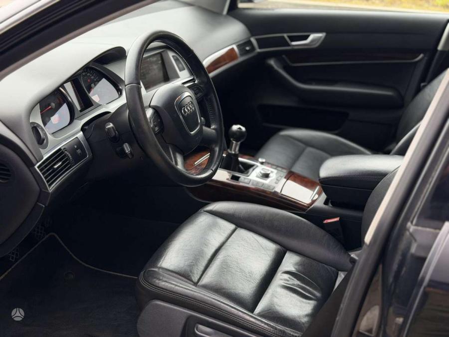 Melns Audi A6 2008 Viļņa, ar dzinēja tilpumu 2.70 L un nobraukumu 344 tūkst. km par 3399 €, foto 8 vietnē AUTOMOTO.COM.LV