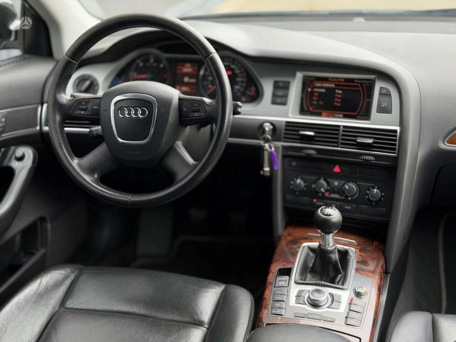 Melns Audi A6 2008 Viļņa, ar dzinēja tilpumu 2.70 L un nobraukumu 344 tūkst. km par 3399 €, foto 10 vietnē AUTOMOTO.COM.LV