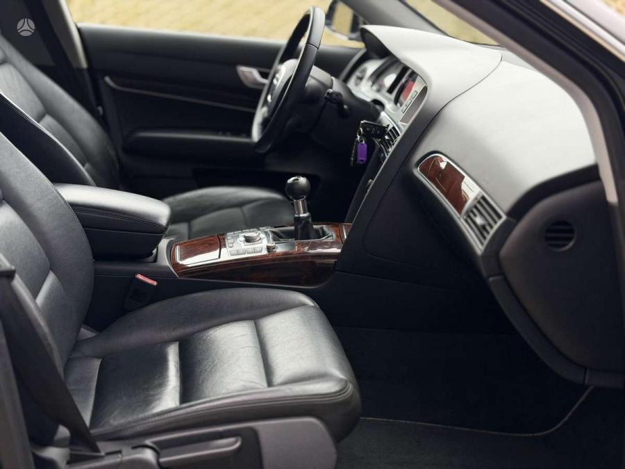 Melns Audi A6 2008 Viļņa, ar dzinēja tilpumu 2.70 L un nobraukumu 344 tūkst. km par 3399 €, foto 19 vietnē AUTOMOTO.COM.LV