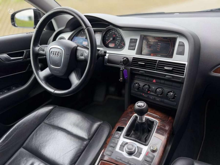 Melns Audi A6 2008 Viļņa, ar dzinēja tilpumu 2.70 L un nobraukumu 344 tūkst. km par 3399 €, foto 20 vietnē AUTOMOTO.COM.LV