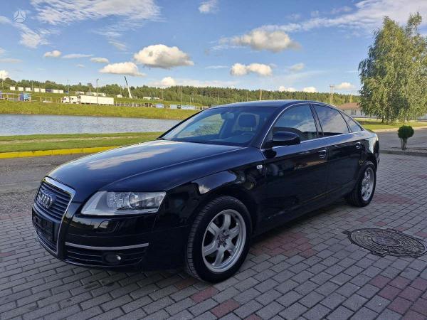 Melns Audi A6 2008 Viļņa, ar dzinēja tilpumu 2.70 L un nobraukumu 269 tūkst. km par 3750 €, foto 1 vietnē AUTOMOTO.COM.LV