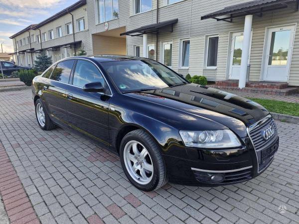 Melns Audi A6 2008 Viļņa, ar dzinēja tilpumu 2.70 L un nobraukumu 269 tūkst. km par 3750 €, foto 3 vietnē AUTOMOTO.COM.LV