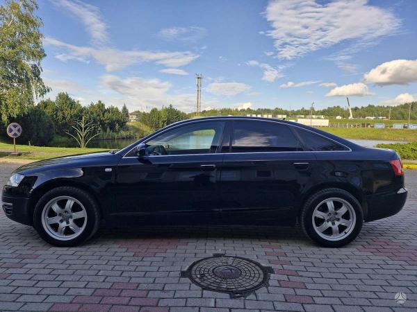 Melns Audi A6 2008 Viļņa, ar dzinēja tilpumu 2.70 L un nobraukumu 269 tūkst. km par 3750 €, foto 5 vietnē AUTOMOTO.COM.LV