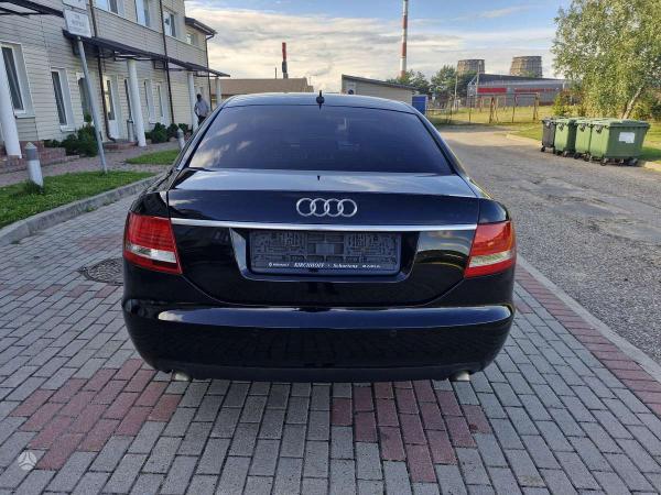 Melns Audi A6 2008 Viļņa, ar dzinēja tilpumu 2.70 L un nobraukumu 269 tūkst. km par 3750 €, foto 6 vietnē AUTOMOTO.COM.LV