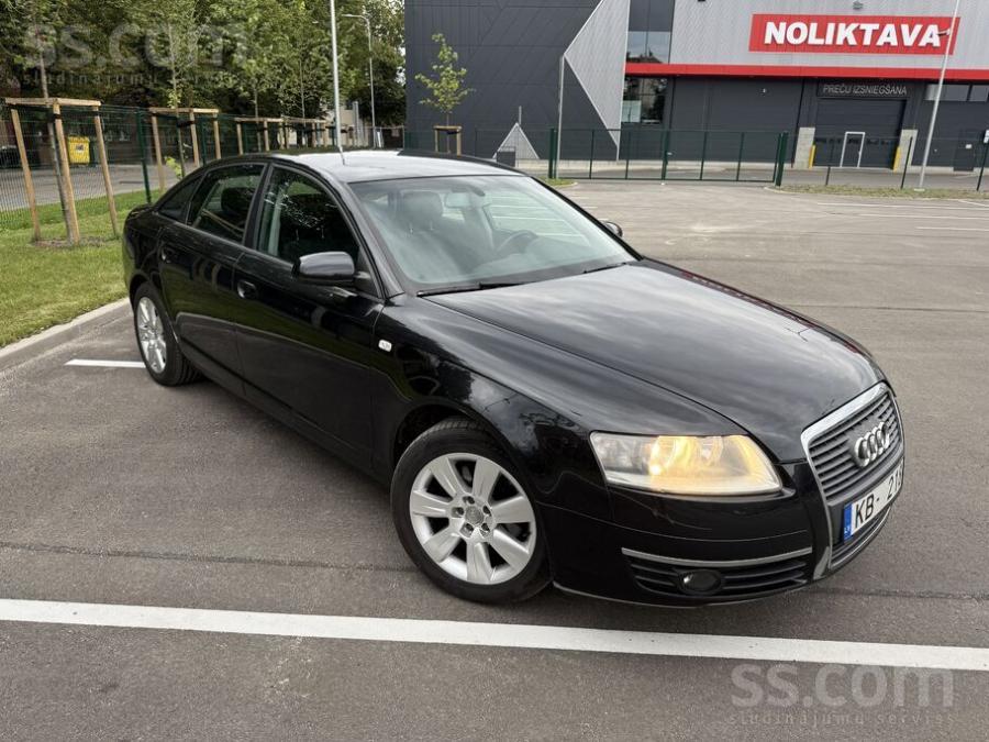 Black Audi A6 2008 in Riga, with an engine capacity of 2.00 L and mileage of 345 thousand km for 3700 €, photo 3 on AUTOMOTO.COM.LV