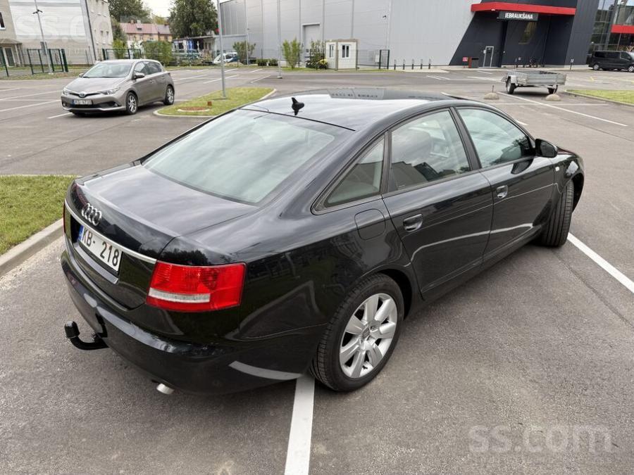 Black Audi A6 2008 in Riga, with an engine capacity of 2.00 L and mileage of 345 thousand km for 3700 €, photo 4 on AUTOMOTO.COM.LV
