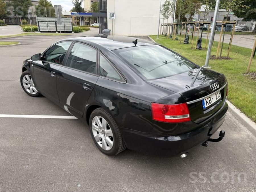 Black Audi A6 2008 in Riga, with an engine capacity of 2.00 L and mileage of 345 thousand km for 3700 €, photo 5 on AUTOMOTO.COM.LV