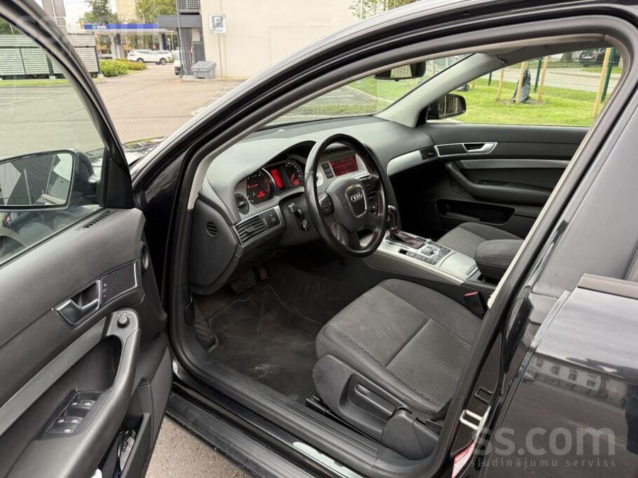 Black Audi A6 2008 in Riga, with an engine capacity of 2.00 L and mileage of 345 thousand km for 3700 €, photo 9 on AUTOMOTO.COM.LV