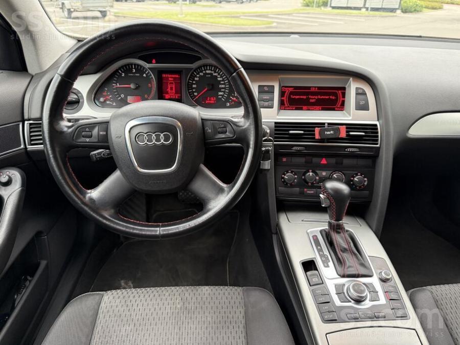 Black Audi A6 2008 in Riga, with an engine capacity of 2.00 L and mileage of 345 thousand km for 3700 €, photo 11 on AUTOMOTO.COM.LV