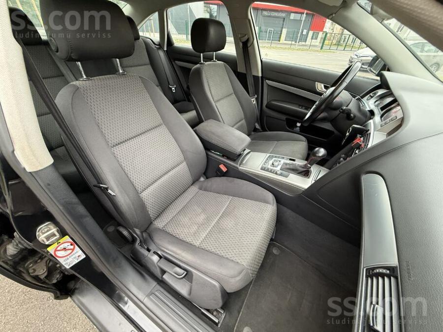 Black Audi A6 2008 in Riga, with an engine capacity of 2.00 L and mileage of 345 thousand km for 3700 €, photo 14 on AUTOMOTO.COM.LV