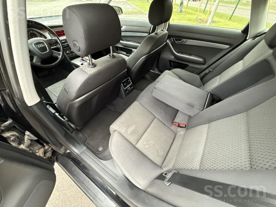 Black Audi A6 2008 in Riga, with an engine capacity of 2.00 L and mileage of 345 thousand km for 3700 €, photo 15 on AUTOMOTO.COM.LV