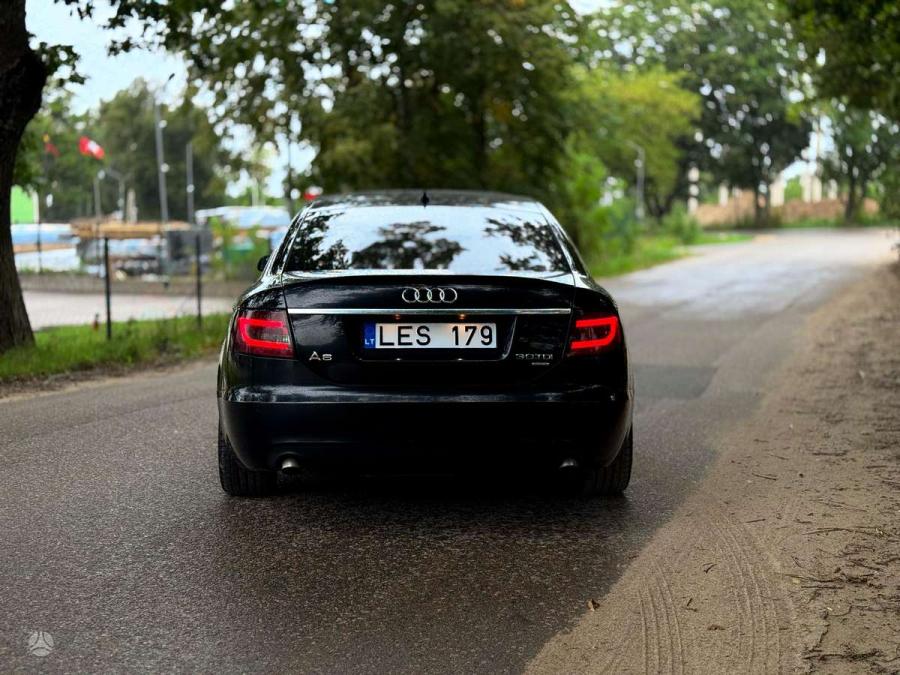 Melns Audi A6 2008 Viļņa, ar dzinēja tilpumu 2.97 L un nobraukumu 244 tūkst. km par 4000 €, foto 6 vietnē AUTOMOTO.COM.LV