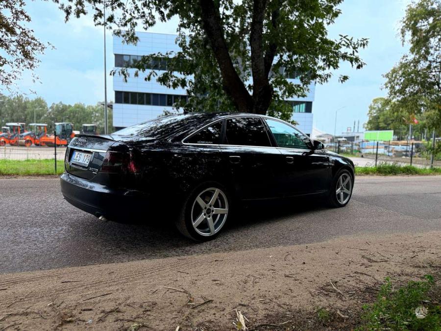 Melns Audi A6 2008 Viļņa, ar dzinēja tilpumu 2.97 L un nobraukumu 244 tūkst. km par 4000 €, foto 8 vietnē AUTOMOTO.COM.LV