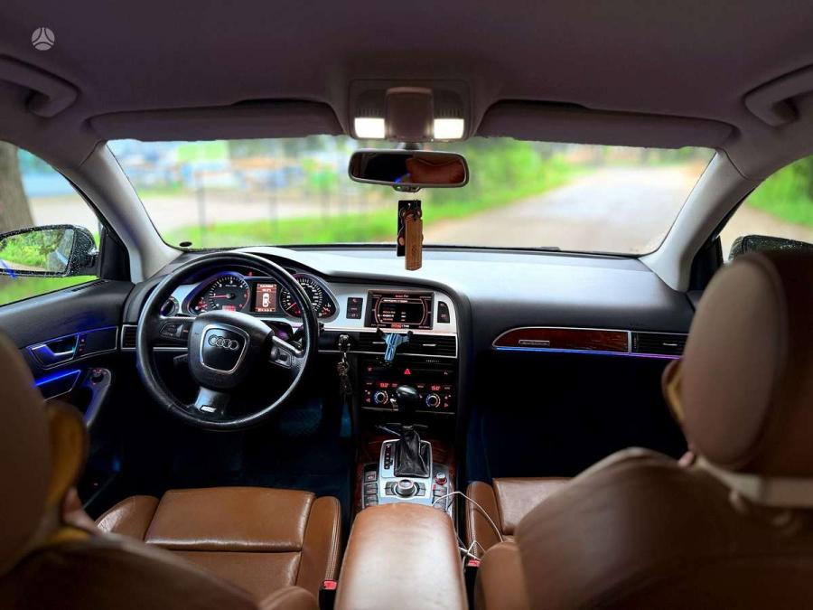 Melns Audi A6 2008 Viļņa, ar dzinēja tilpumu 2.97 L un nobraukumu 244 tūkst. km par 4000 €, foto 12 vietnē AUTOMOTO.COM.LV