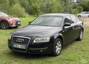 Melns Audi A6 2008 Viļņa, ar dzinēja tilpumu 3.00 L un nobraukumu 382 tūkst. km par 1650 €, foto  vietnē AUTOMOTO.COM.LV