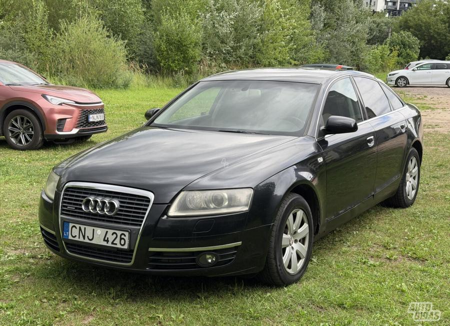Black Audi A6 2008 in Vilnius, with an engine capacity of 3.00 L and mileage of 382 thousand km for 1650 €, photo 1 on AUTOMOTO.COM.LV