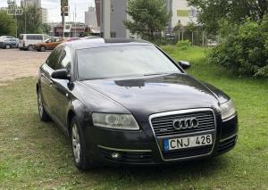 Black Audi A6 2008 in Vilnius, with an engine capacity of 3.00 L and mileage of 382 thousand km for 1650 €, photo 4 on AUTOMOTO.COM.LV