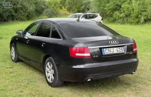 Black Audi A6 2008 in Vilnius, with an engine capacity of 3.00 L and mileage of 382 thousand km for 1650 €, photo 6 on AUTOMOTO.COM.LV
