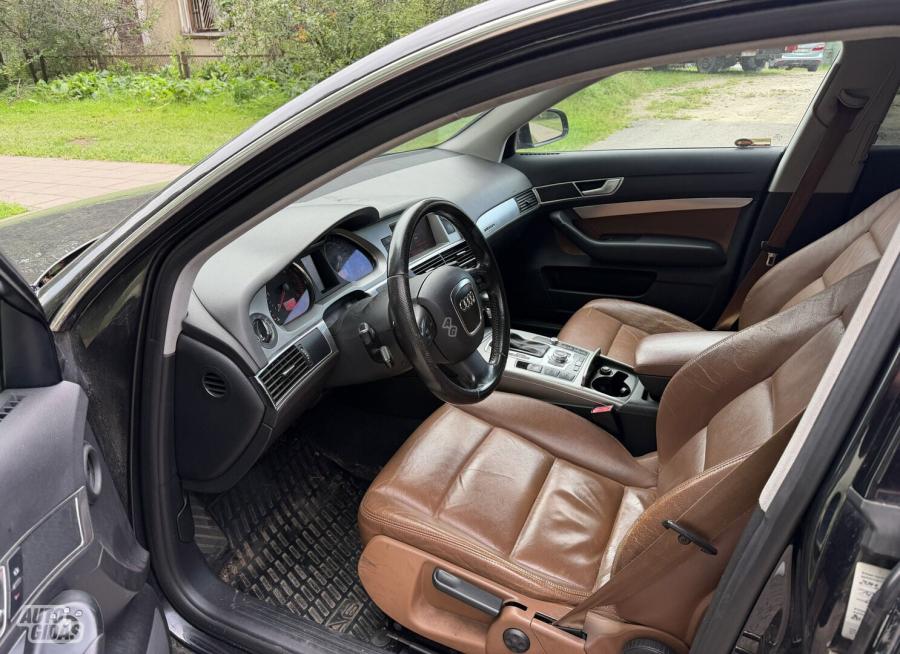 Black Audi A6 2008 in Vilnius, with an engine capacity of 3.00 L and mileage of 382 thousand km for 1650 €, photo 7 on AUTOMOTO.COM.LV