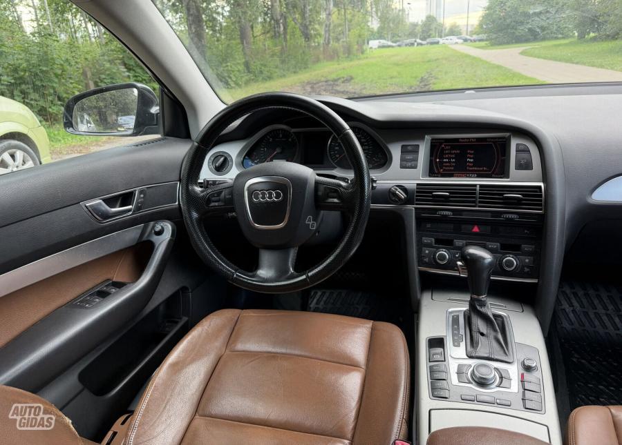 Black Audi A6 2008 in Vilnius, with an engine capacity of 3.00 L and mileage of 382 thousand km for 1650 €, photo 12 on AUTOMOTO.COM.LV