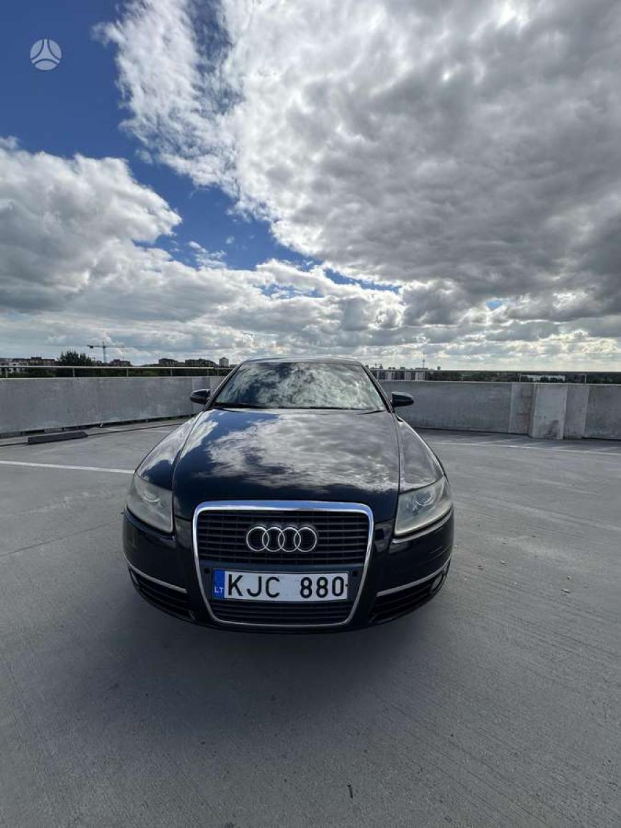 Melns Audi A6 2008 Viļņa, ar dzinēja tilpumu 2.70 L un nobraukumu 283 tūkst. km par 2000 €, foto 4 vietnē AUTOMOTO.COM.LV