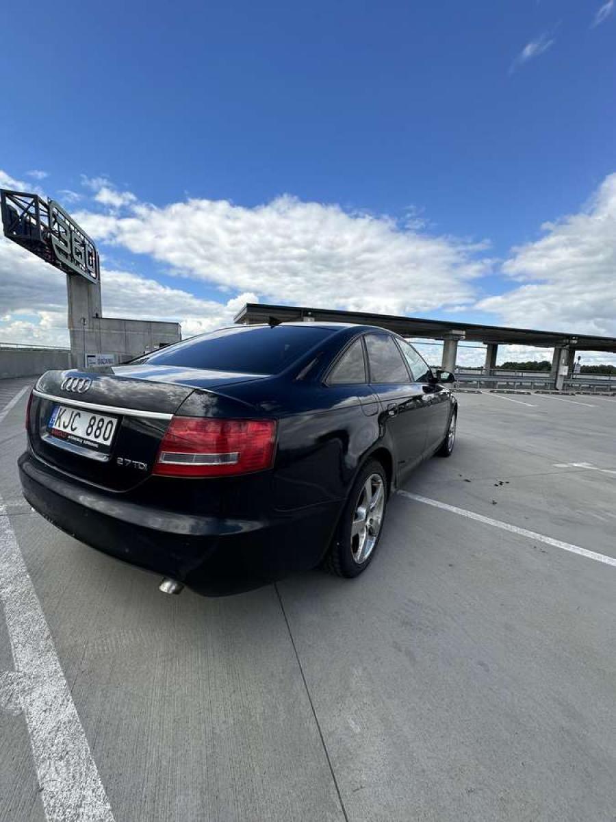 Melns Audi A6 2008 Viļņa, ar dzinēja tilpumu 2.70 L un nobraukumu 283 tūkst. km par 2000 €, foto 5 vietnē AUTOMOTO.COM.LV