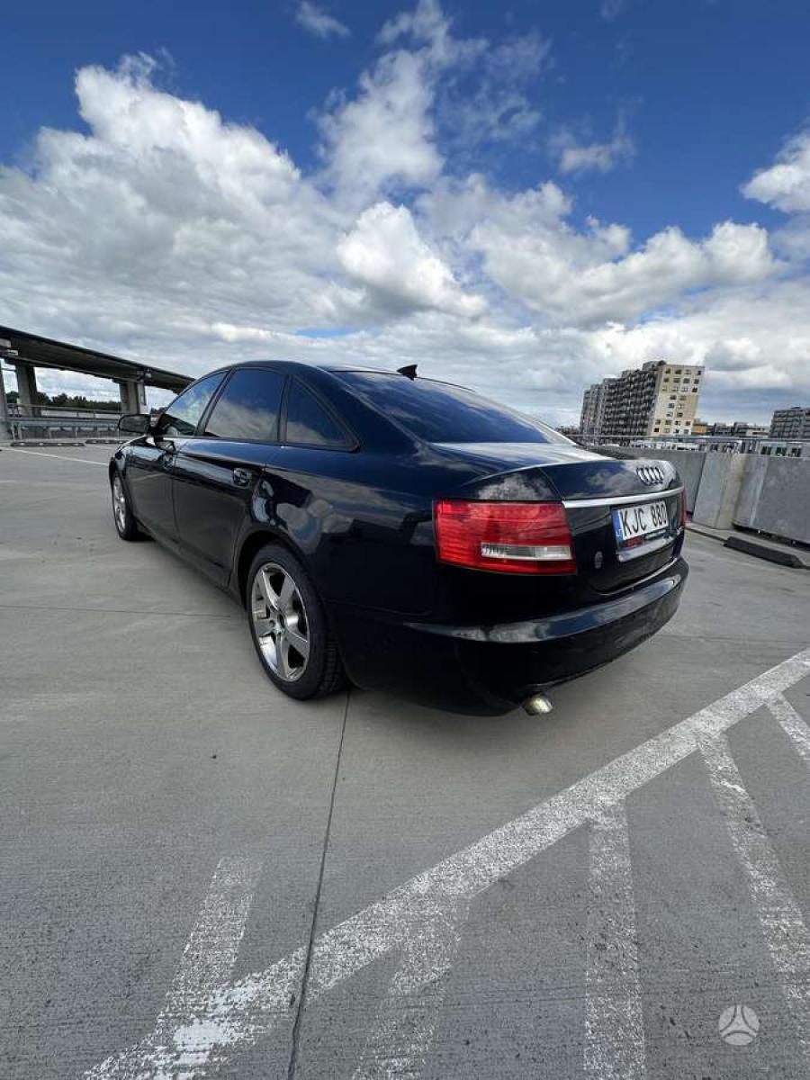 Melns Audi A6 2008 Viļņa, ar dzinēja tilpumu 2.70 L un nobraukumu 283 tūkst. km par 2000 €, foto 6 vietnē AUTOMOTO.COM.LV