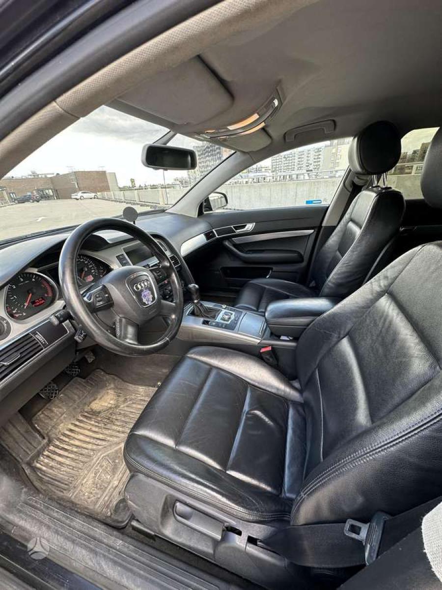 Melns Audi A6 2008 Viļņa, ar dzinēja tilpumu 2.70 L un nobraukumu 283 tūkst. km par 2000 €, foto 7 vietnē AUTOMOTO.COM.LV