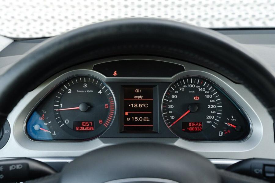 Melns Audi A6 2008 Mārupe, ar dzinēja tilpumu 2.70 L un nobraukumu 409 tūkst. km par 2700 €, foto 12 vietnē AUTOMOTO.COM.LV
