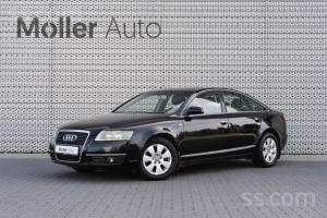 Melns Audi A6 2008 Rīga, ar dzinēja tilpumu 2.70 L un nobraukumu 409 tūkst. km par 2700 €, foto  vietnē AUTOMOTO.COM.LV