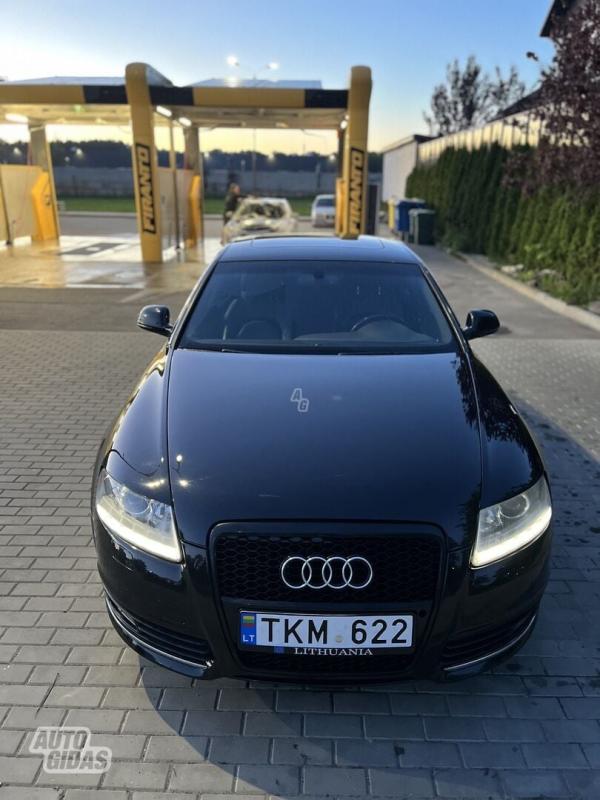 Melns Audi A6 2008 Kauņa, ar dzinēja tilpumu 2.70 L un nobraukumu 460 tūkst. km par 4400 €, foto 3 vietnē AUTOMOTO.COM.LV