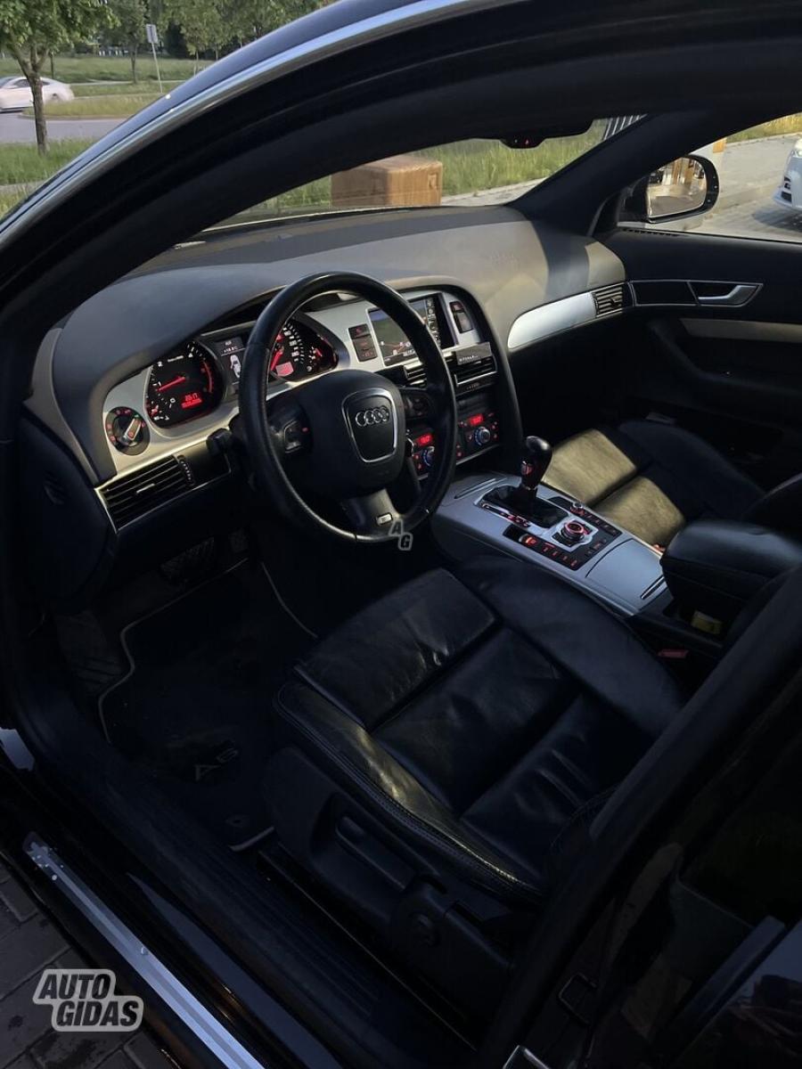 Melns Audi A6 2008 Kauņa, ar dzinēja tilpumu 2.70 L un nobraukumu 460 tūkst. km par 4400 €, foto 10 vietnē AUTOMOTO.COM.LV