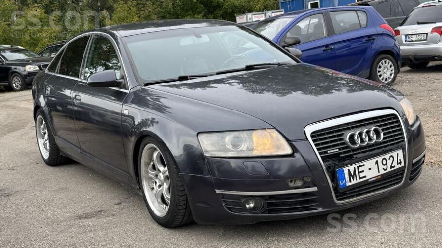 Melns Audi A6 2008 Rīga, ar dzinēja tilpumu 3.00 L un nobraukumu 283 tūkst. km par 1850 €, foto 3 vietnē AUTOMOTO.COM.LV