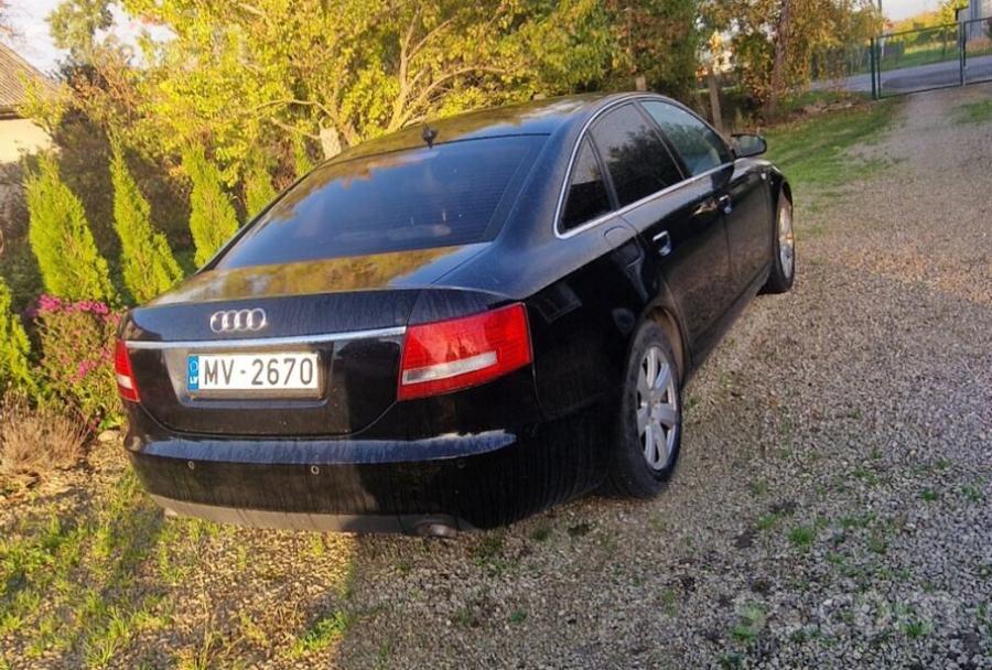 Черный Ауди А6 2008 в Елгава, объемом двигателя 2.70 л и пробегом 269 тыс. км за 2900 €, фото 3 на AUTOMOTO.COM.LV