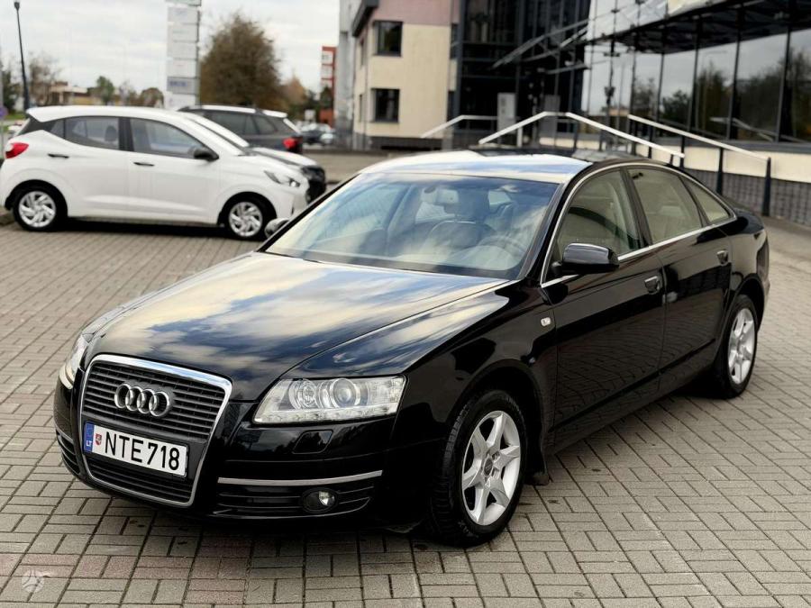 Black Audi A6 2008 in Vilnius, with an engine capacity of 2.00 L and mileage of 295 thousand km for 3500 €, photo 3 on AUTOMOTO.COM.LV