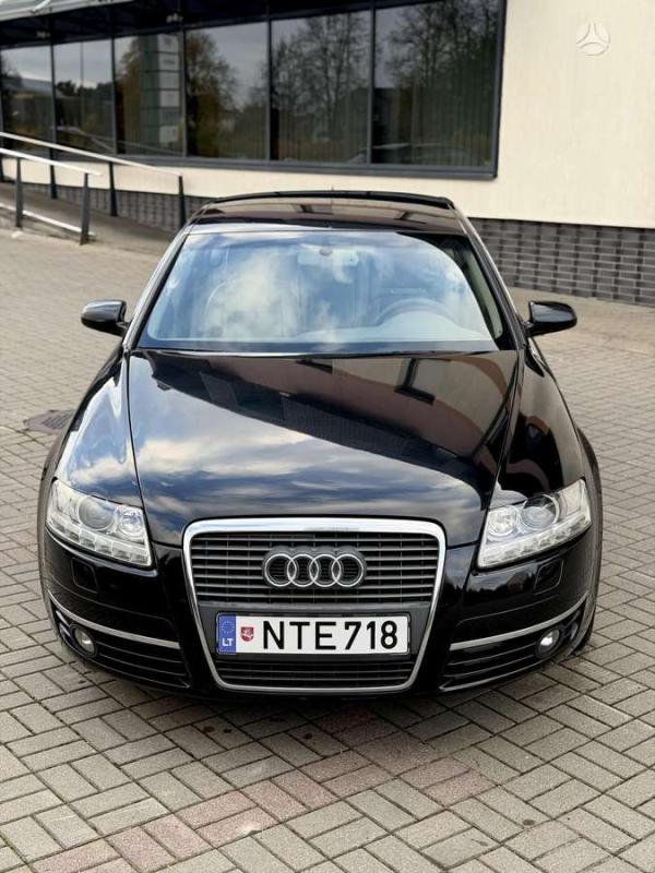 Melns Audi A6 2008 Viļņa, ar dzinēja tilpumu 2.00 L un nobraukumu 295 tūkst. km par 3500 €, foto 4 vietnē AUTOMOTO.COM.LV