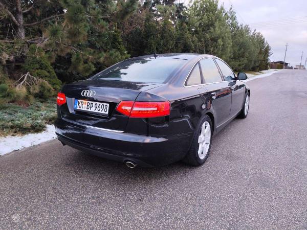 Melns Audi A6 2009 Viļņa, ar dzinēja tilpumu 2.70 L un nobraukumu 298 tūkst. km par 6150 €, foto 5 vietnē AUTOMOTO.COM.LV