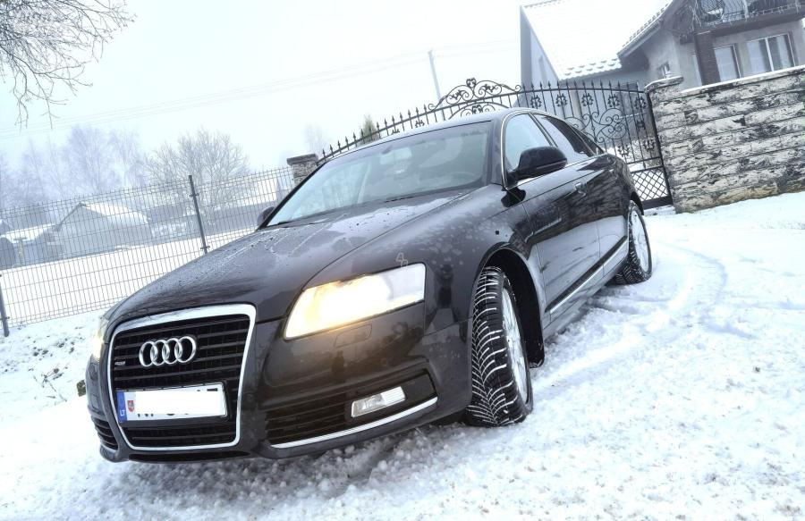 Black Audi A6 2009 in Vilnius, with an engine capacity of 3.00 L and mileage of 239 thousand km for 6900 €, photo 2 on AUTOMOTO.COM.LV