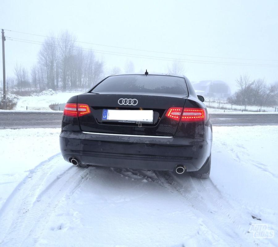 Black Audi A6 2009 in Vilnius, with an engine capacity of 3.00 L and mileage of 239 thousand km for 6900 €, photo 6 on AUTOMOTO.COM.LV