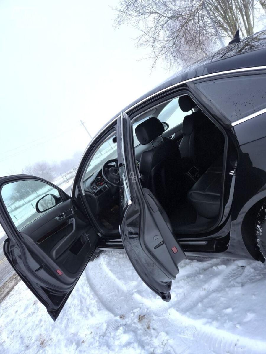 Black Audi A6 2009 in Vilnius, with an engine capacity of 3.00 L and mileage of 239 thousand km for 6900 €, photo 12 on AUTOMOTO.COM.LV