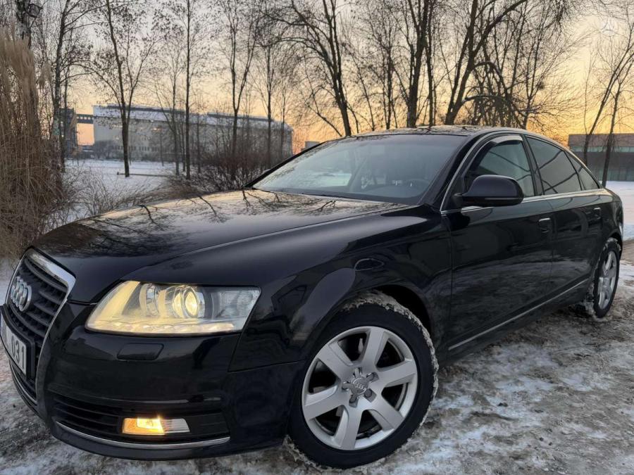 Black Audi A6 2009 in Kaunas, with an engine capacity of 2.70 L and mileage of 364 thousand km for 4000 €, photo 1 on AUTOMOTO.COM.LV