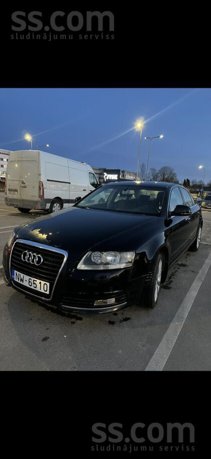 Melns Audi A6 2009 Tukums, ar dzinēja tilpumu 2.00 L un nobraukumu 388 tūkst. km par 3500 €, foto 1 vietnē AUTOMOTO.COM.LV