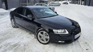 Black Audi A6 2009 in Jonava, with an engine capacity of 2.97 L and mileage of 218 thousand km for 6299 €, photo 2 on AUTOMOTO.COM.LV