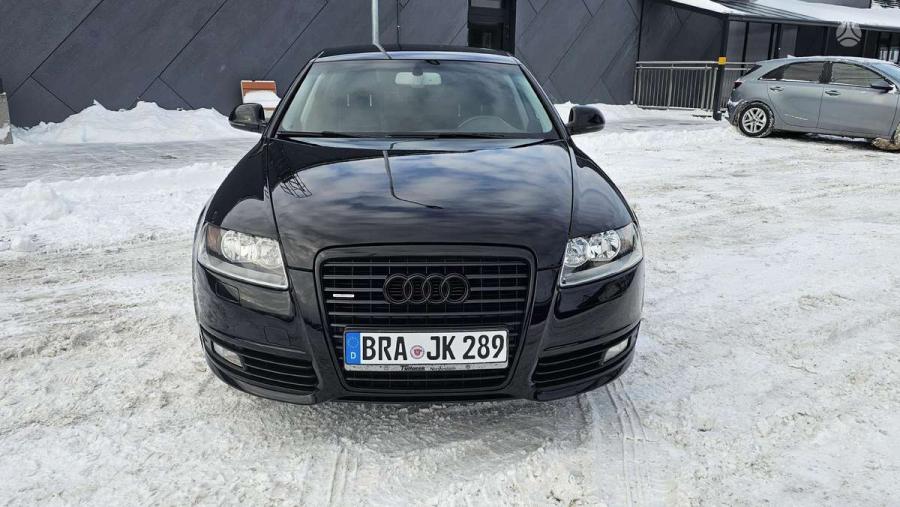 Black Audi A6 2009 in Jonava, with an engine capacity of 2.97 L and mileage of 218 thousand km for 6299 €, photo 6 on AUTOMOTO.COM.LV