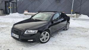 Black Audi A6 2009 in Jonava, with an engine capacity of 2.97 L and mileage of 218 thousand km for 6299 €, photo 7 on AUTOMOTO.COM.LV